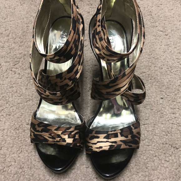 Guess by Marciano | Shoes | Cheetah High Heels Sandal | Poshmark